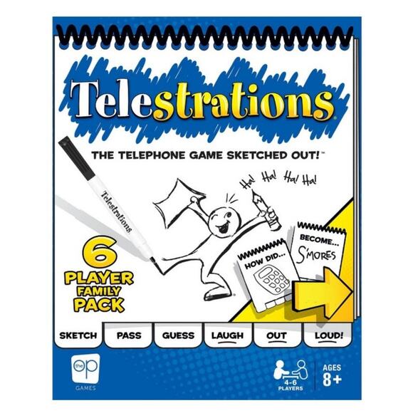 Op Games | Games | Telestrations Board Game New Party Family Fun ...
